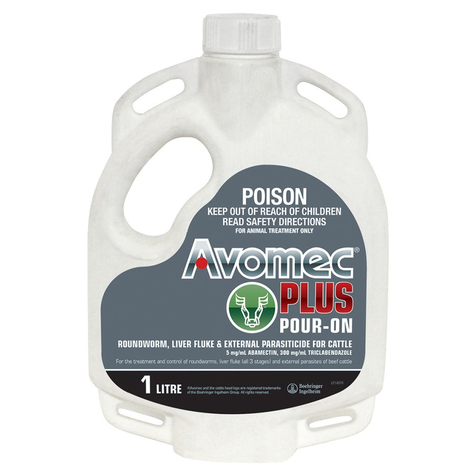 AVOMEC PLUS POUR-ON 1LT | Blairs Produce | Albury/Wodonga