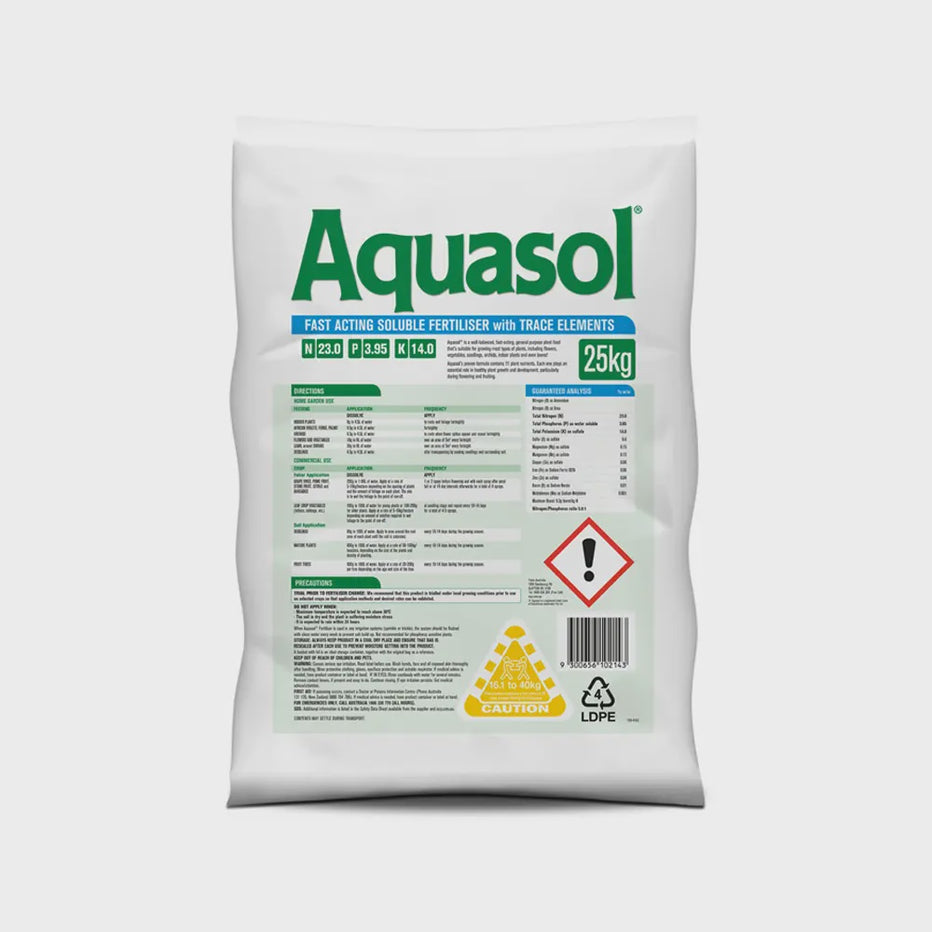 AQUASOL 25KG | Blairs Produce | Albury/Wodonga